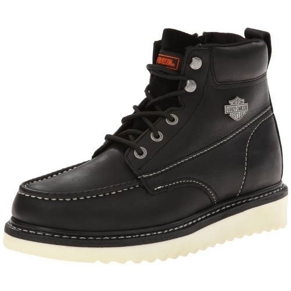 Harley-Davidson Men's Beau Wedge Motorcycle Boot, Black, 7.5 M US ...