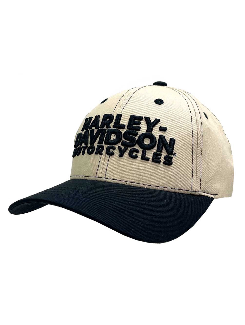 Harley-Davidson Men's Boldly Adjustable Snapback Baseball Cap - Tan ...
