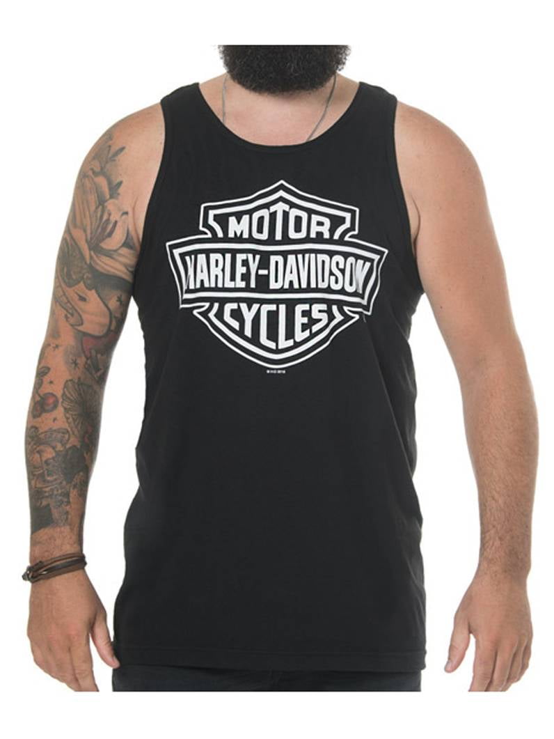 Harley-Davidson Men's Classic Bar & Shield Logo Sleeveless Tank, Black (3XL), Harley Davidson ...
