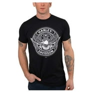 Harley-Davidson Men's Pan Age Engine Short Sleeve Crew-Neck T-Shirt- Black (3XL), Harley ...