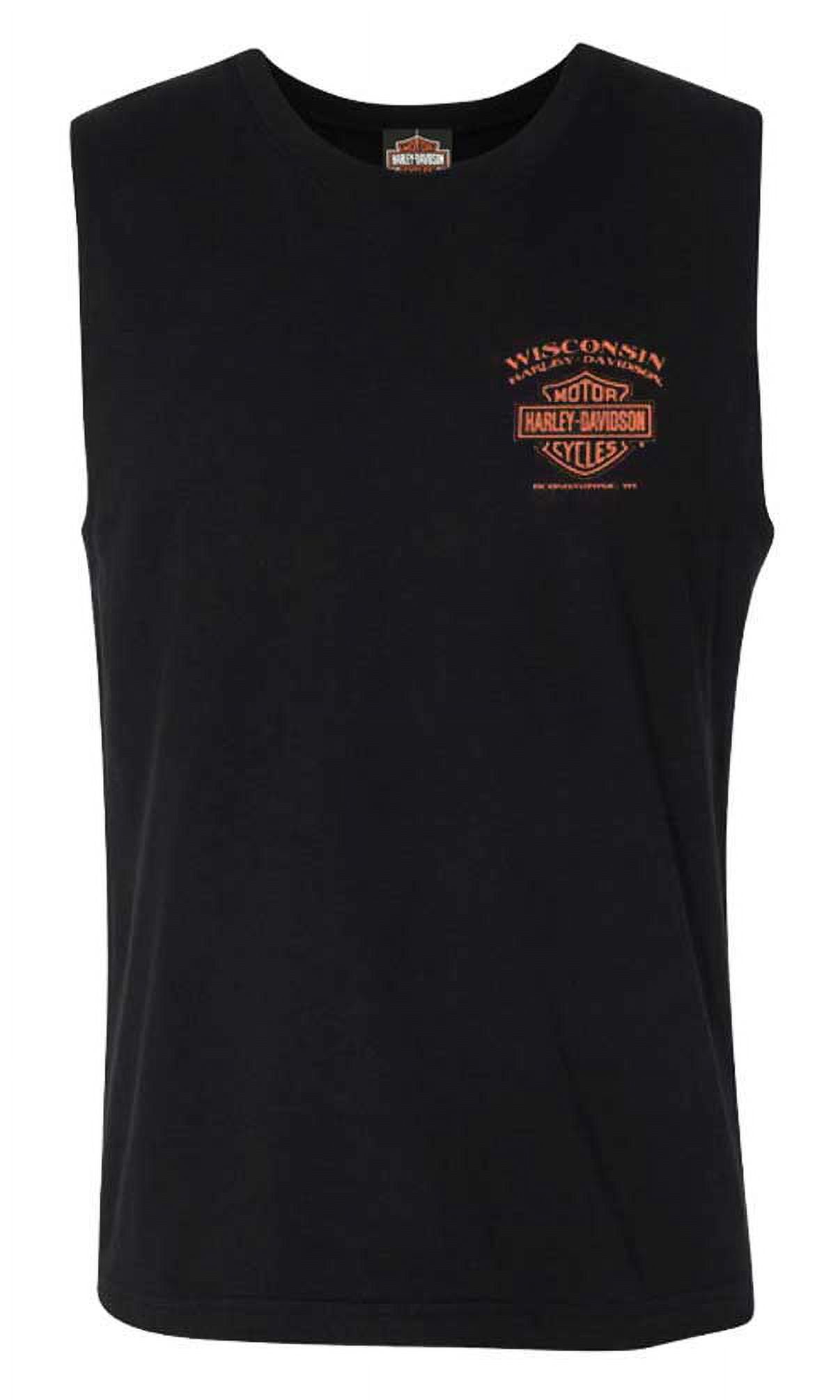 Harley-Davidson Men's Eagle Piston Crew-Neck Sleeveless Cotton Muscle Tee (M), Harley Davidson ...