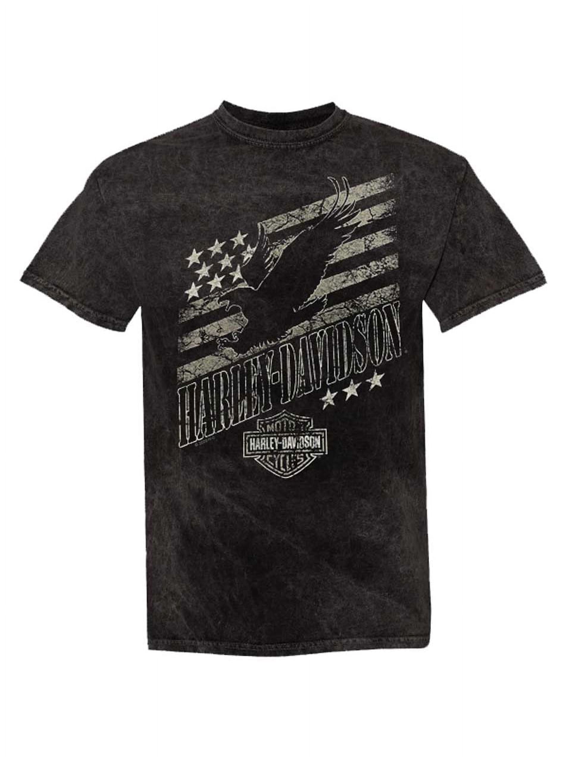 Harley-Davidson Men's Eagle Swoop Flag With Bar & Shield Logo Tee Shirt ...