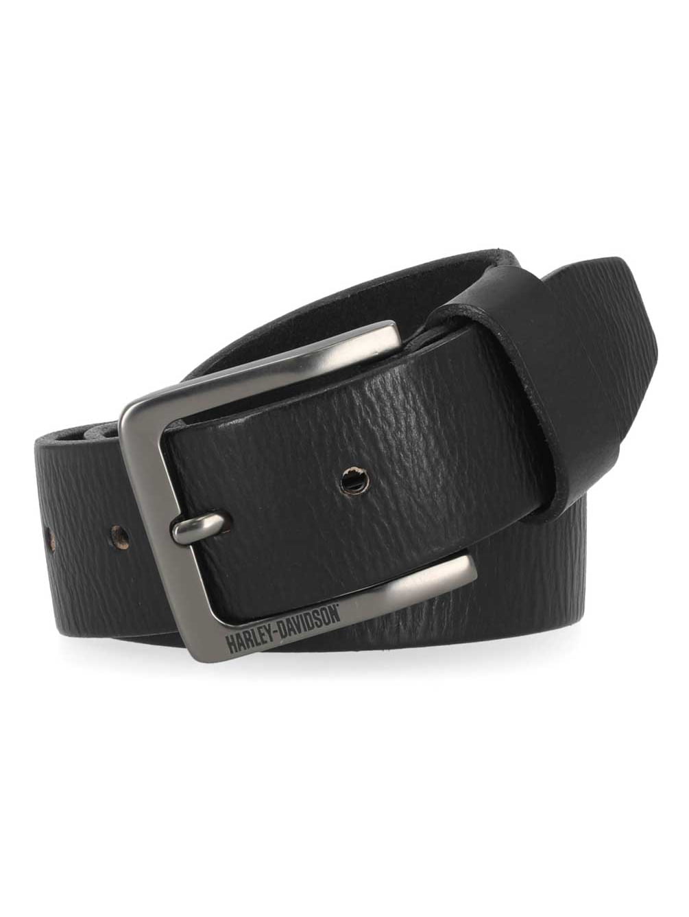 Harley-Davidson Men's Embossed H-D Logo Genuine Leather Belt - Matte ...