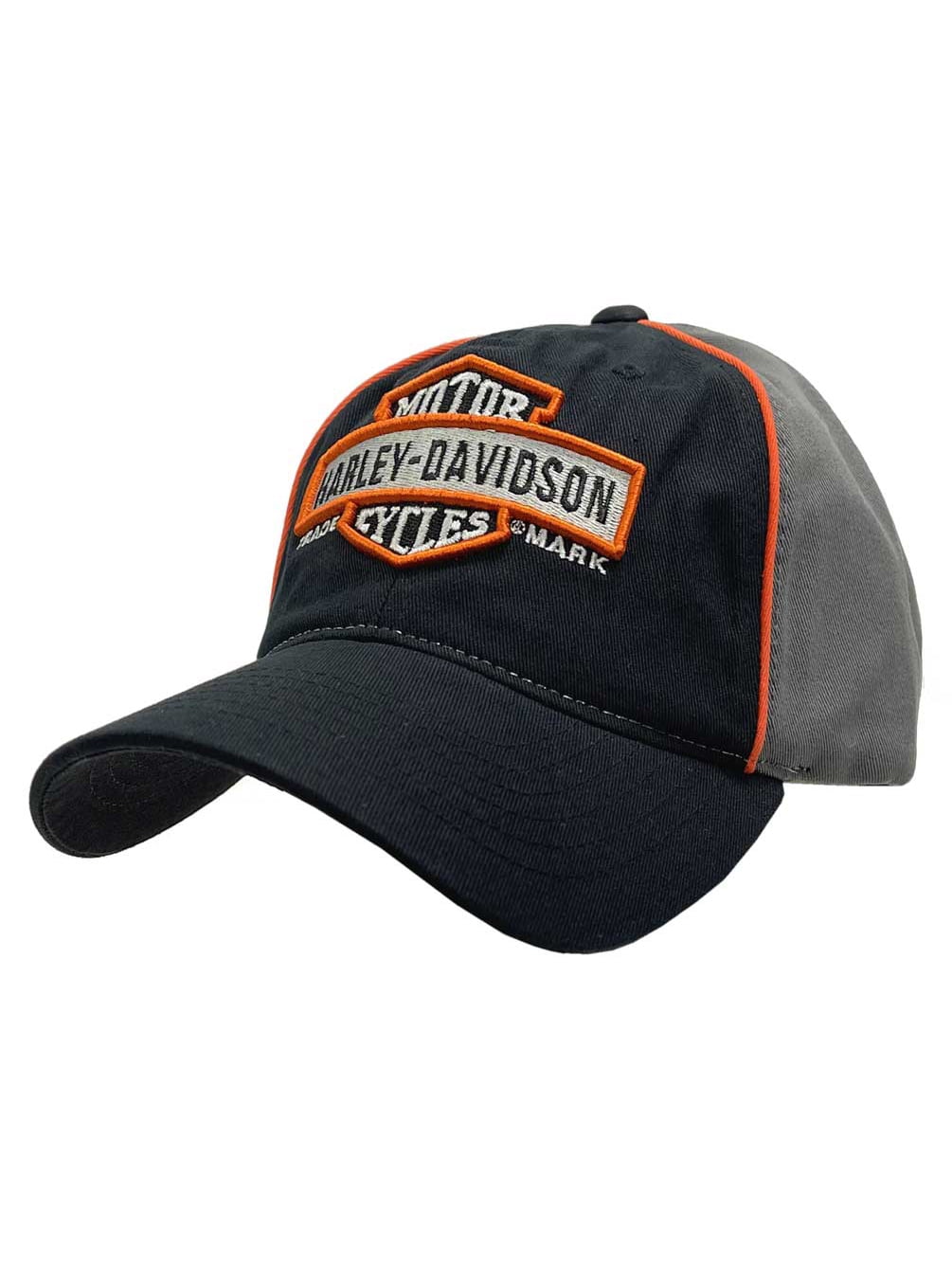 Harley-Davidson Men's Hat Embroidered Trademark Curved Brim Washed ...