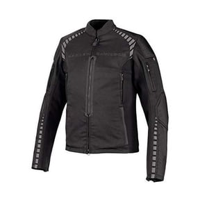 Harley-Davidson Men's Vertical Stripe Hooded Stretch Jacket, Black ...