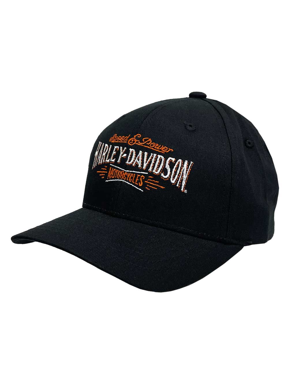 Harley-Davidson Men's Ghosted Adjustable Snapback Baseball Cap - Black ...