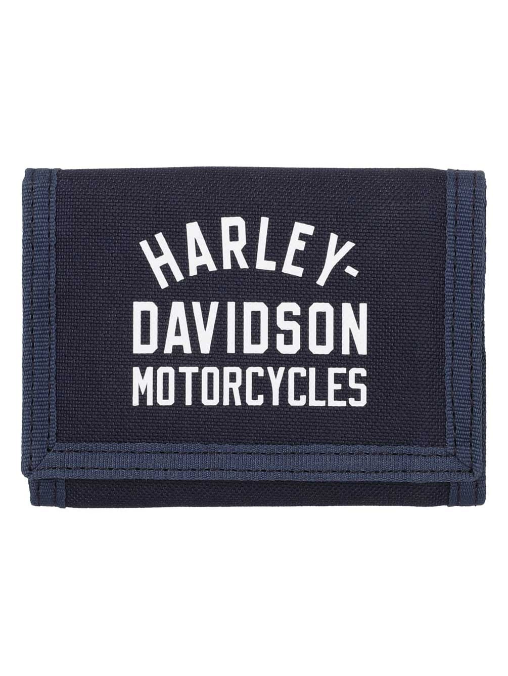Harley-Davidson Men's H-D Arched Script Logo Tri-Fold Polyester Wallet ...