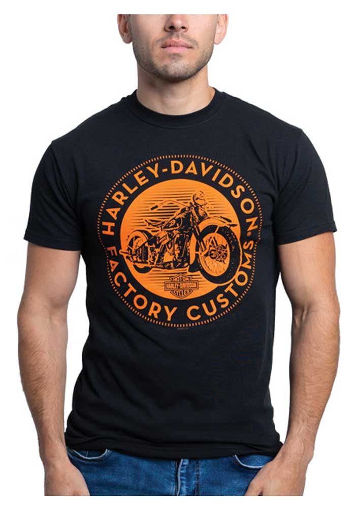 Harley-Davidson Men's Magnitude Short Sleeve Cotton Crew-Neck T-Shirt ...