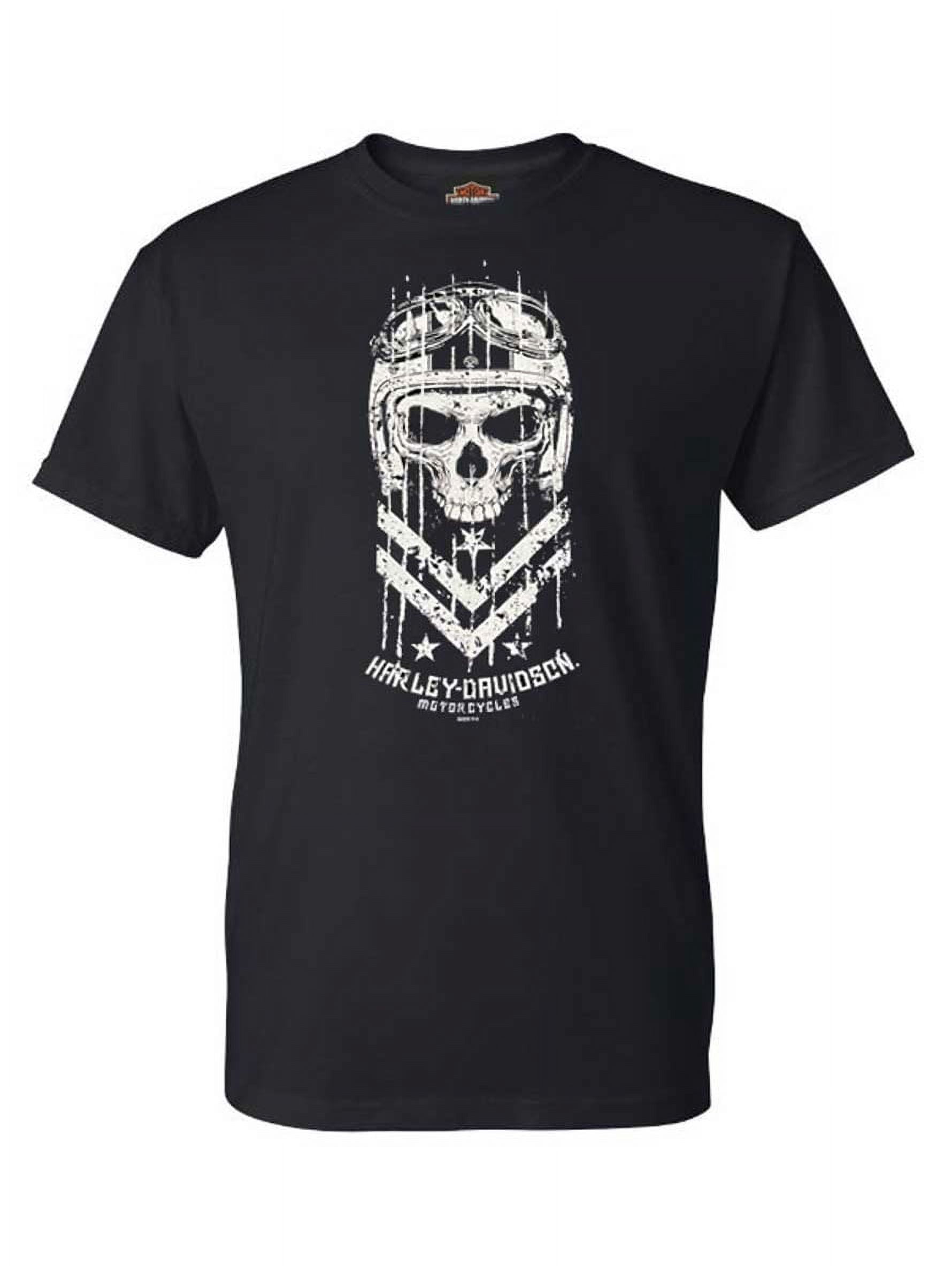 Harley-Davidson Men's Racing Skull Undead Rider Grunt Cotton Tee Shirt ...