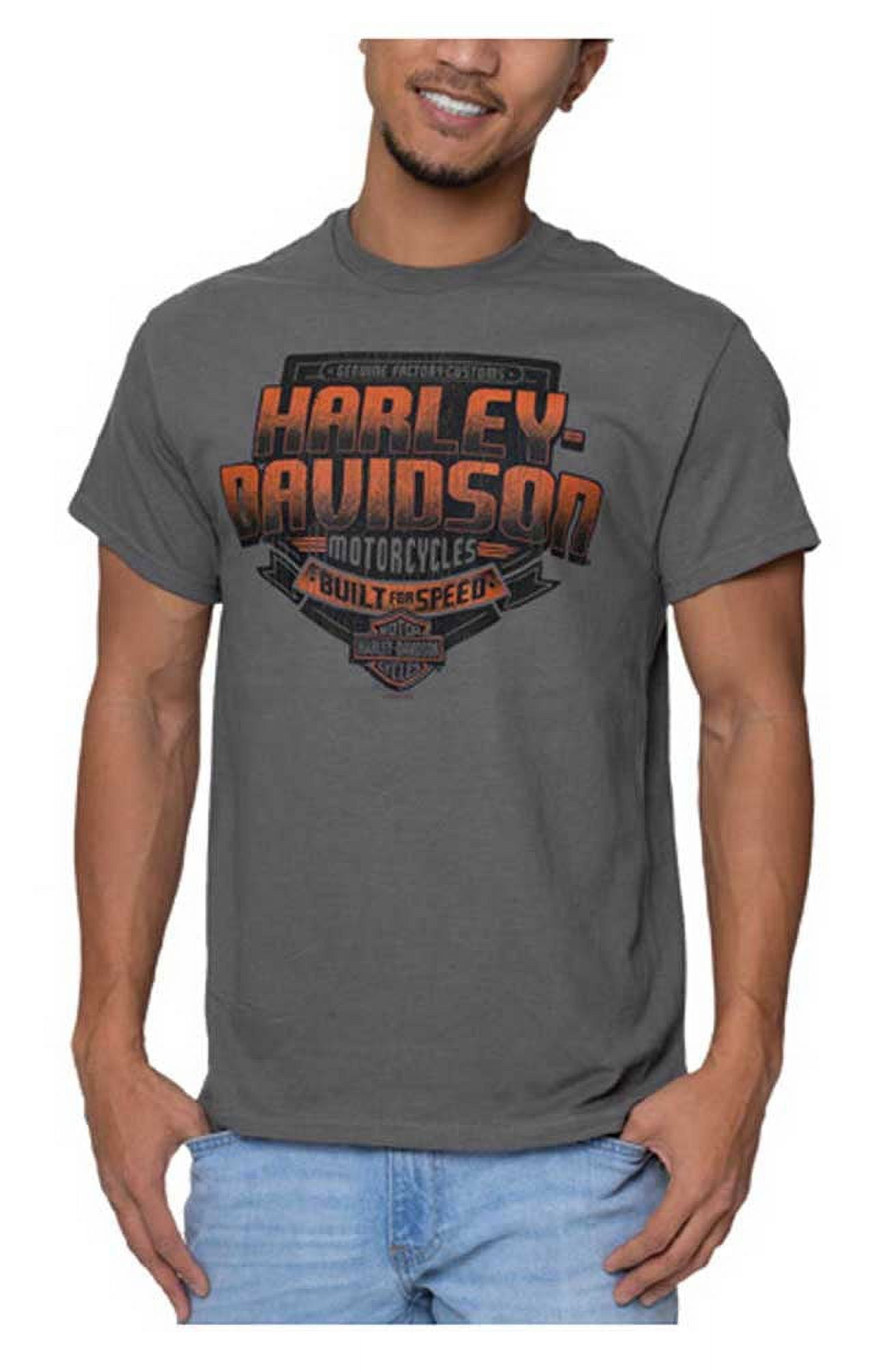 Harley-Davidson Men's Revival H-D Text Short Sleeve Crew-Neck T-Shirt (3XL), Harley Davidson ...