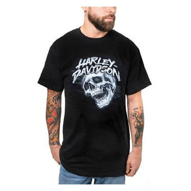 Harley-Davidson Men's Custom Freedom Short Sleeve Crew Neck Tee - Black (5XL), Harley Davidson ...