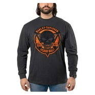 Harley-Davidson Men's Bar & Shield Long Sleeve Crew-Neck Shirt 30297501 (XL), Harley Davidson ...