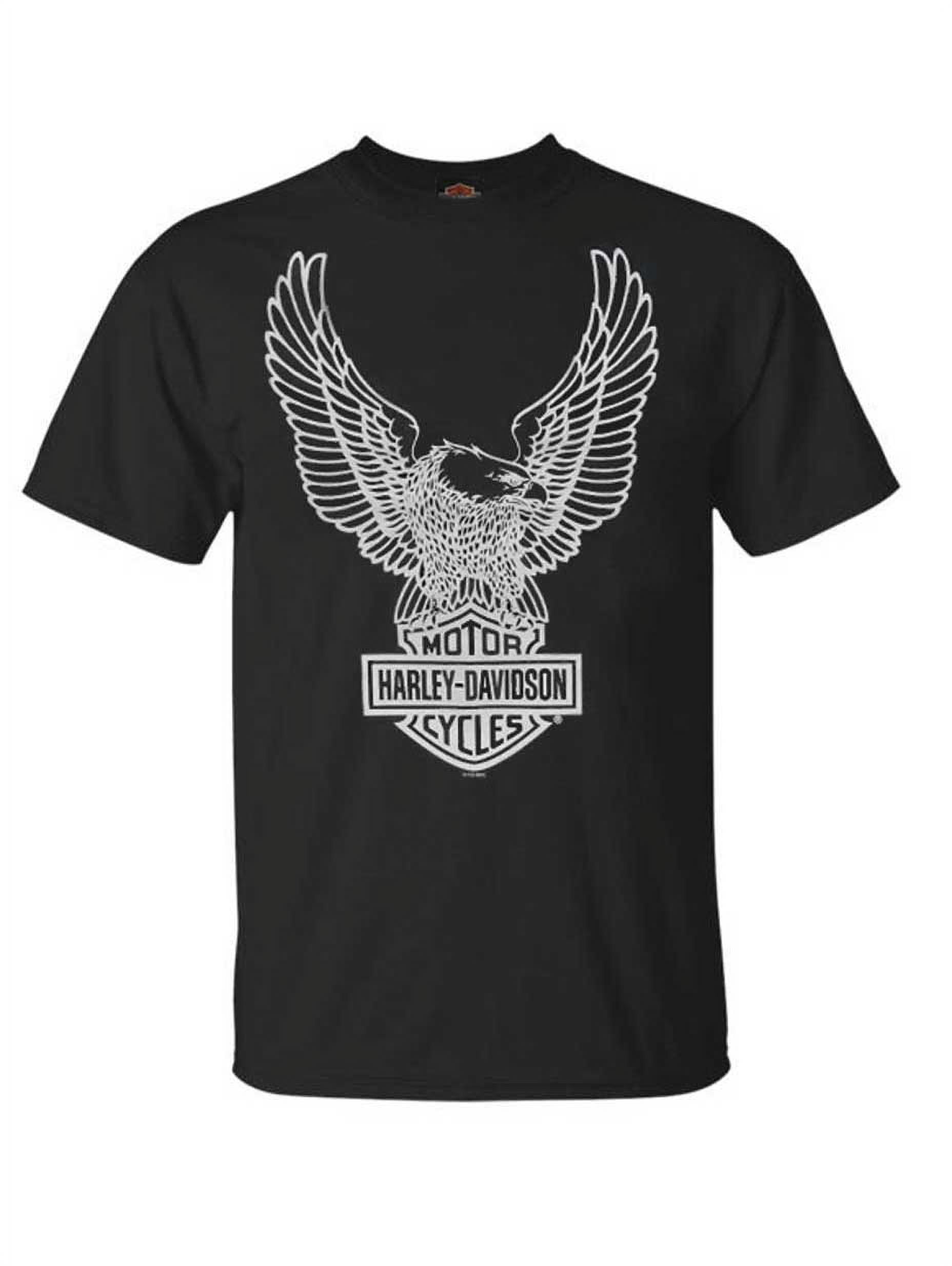 Harley-Davidson, Men's T-Shirt, 30296656, Black with Eagle Graphic ...