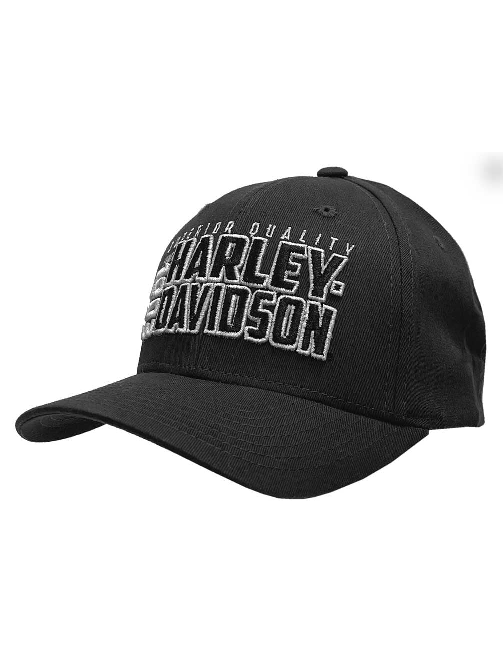 Harley-Davidson Men's Upside Adjustable Snapback Baseball Cap – Dark ...