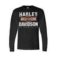 Harley-Davidson Men's Bar & Shield Long Sleeve Crew-Neck Shirt 30297501 (5XL), Harley Davidson ...