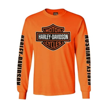 Free Shipping! Harley-Davidson Men's Bar & Shield Long Sleeve Crew-Neck Shirt 30297501 (2XL ...