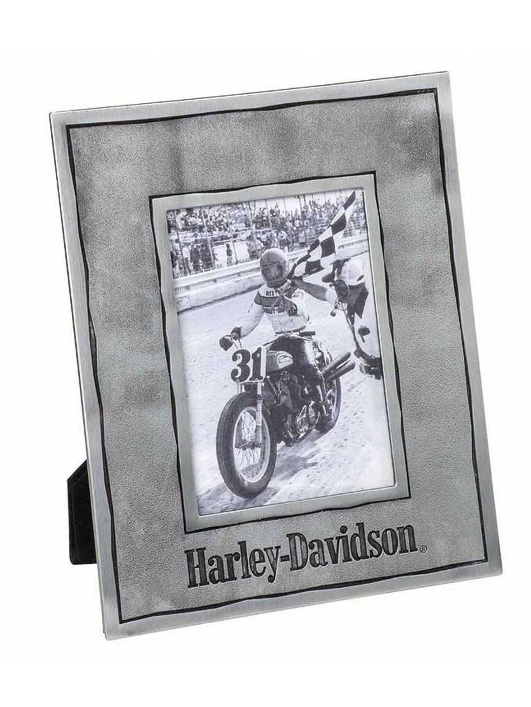 Harley-Davidson Metal Picture Frame, Photo Frame Holds 4 x 6 or 5 x 7 ...