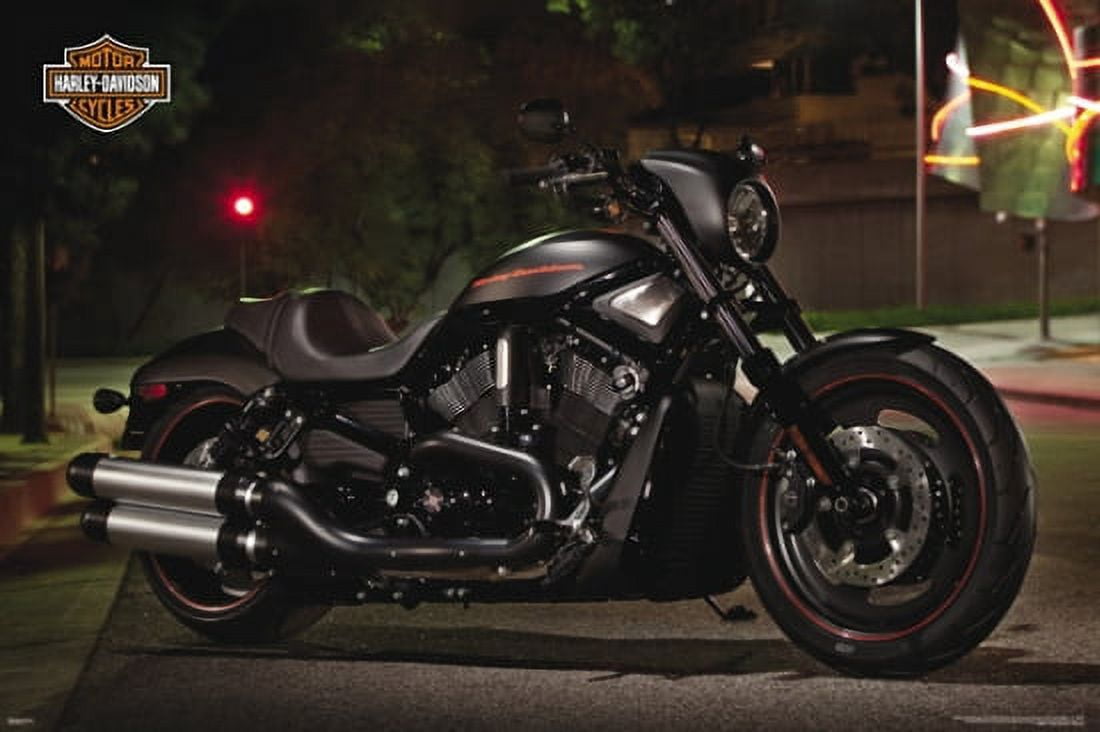 Harley Davidson - Night Rod Laminated Poster (36 x 24) - Walmart.com
