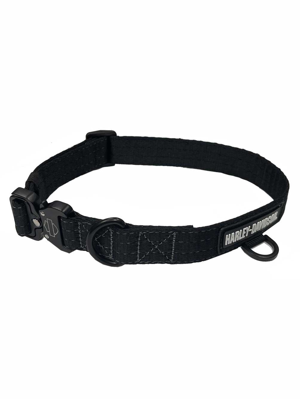 Harley-Davidson Nylon H-D Rubber Logo Adjustable Pet Collar - Solid ...