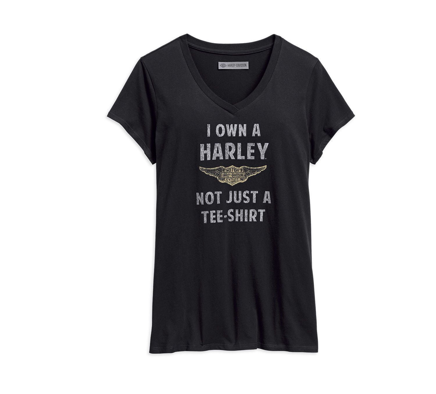 Harley-Davidson Own a Harley Women's V-Neck Tee - 96243-18VW - Walmart.com