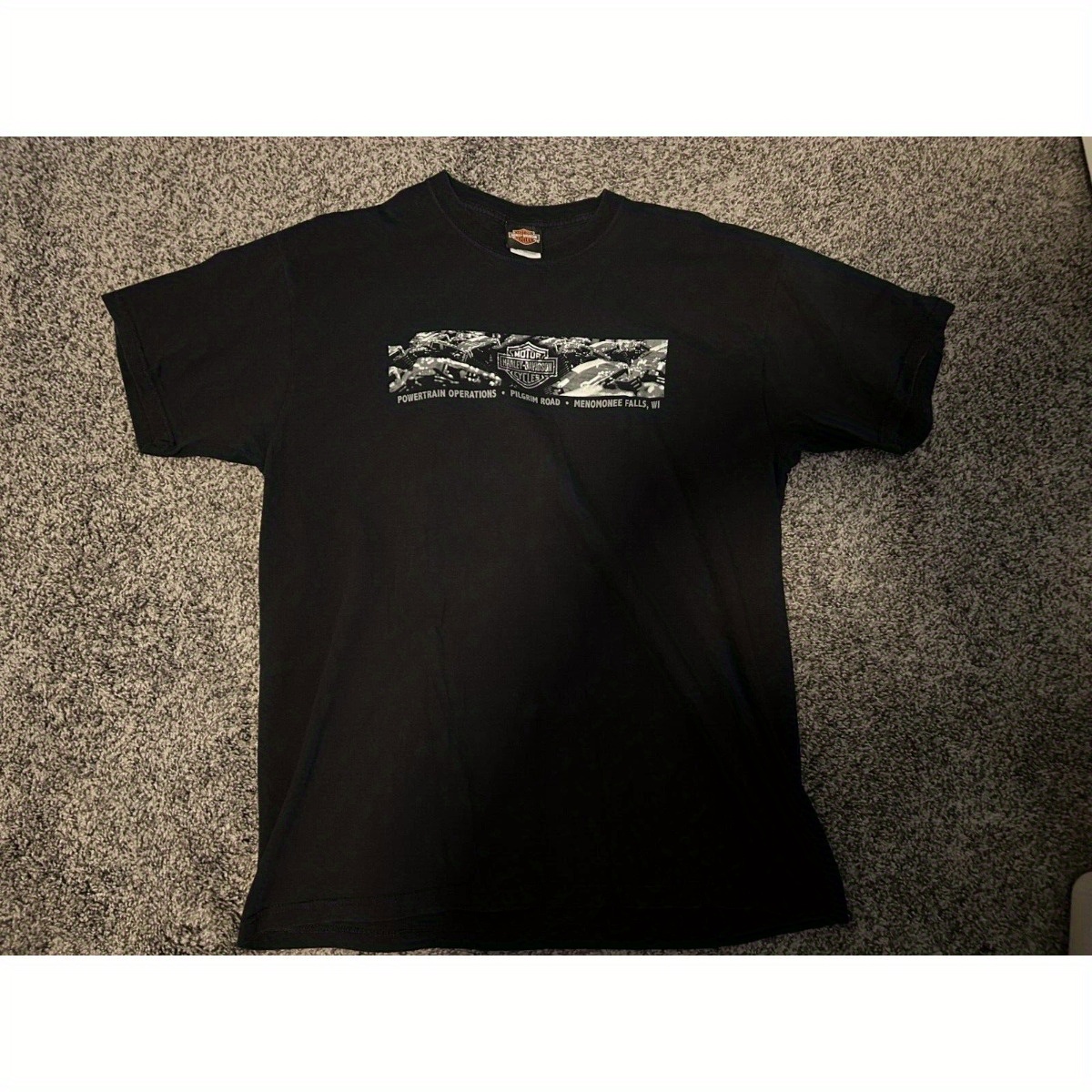 Harley Davidson Powertrain Operations Engine Anatomy Black Shirt Extra ...