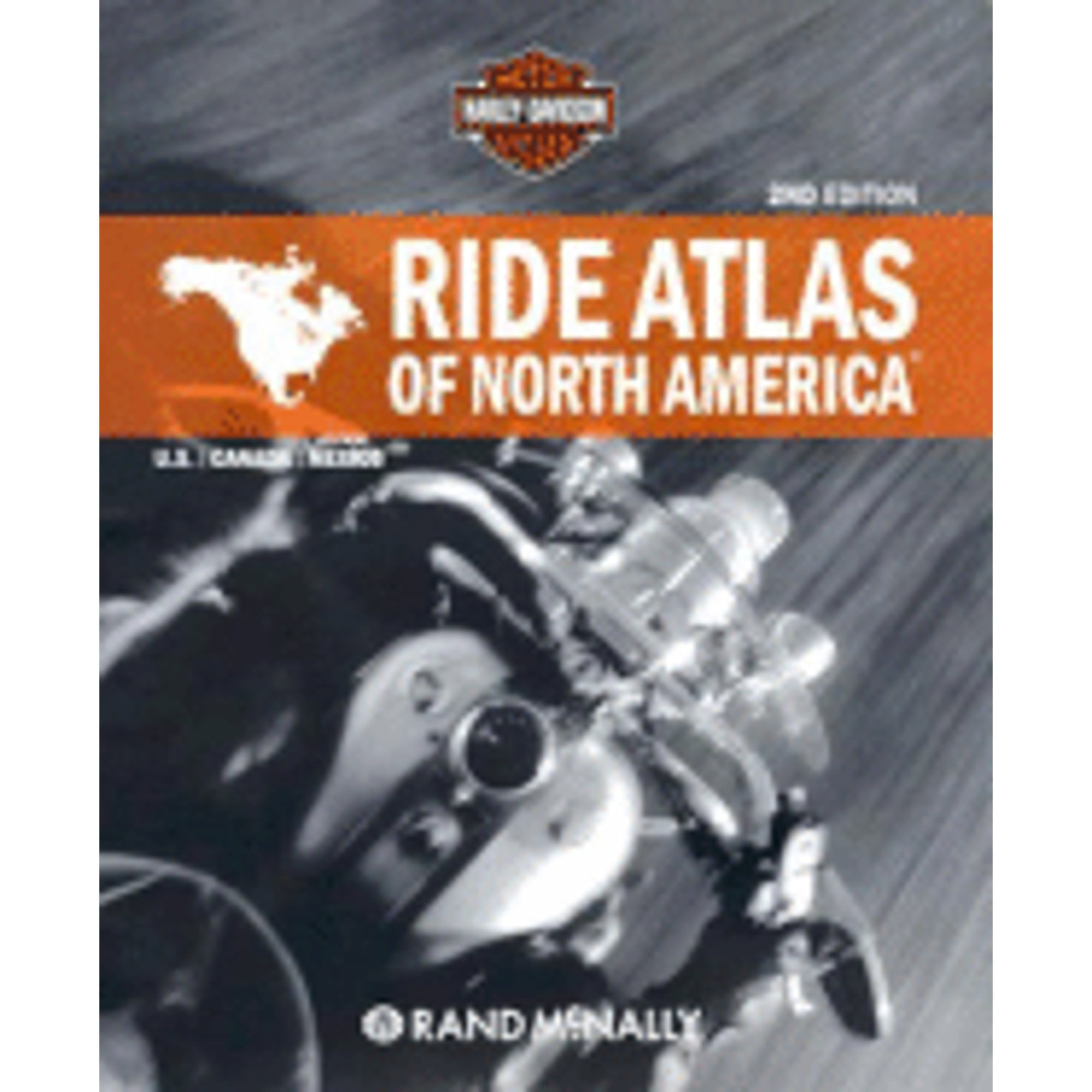 Pre-Owned Harley Davidson Ride Atlas of North America (Spiral-bound) 0528939556 9780528939556 ...