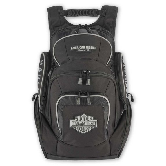Harley-Davidson Rugged High-Density Polyester 'Legend' Backpack - Black ...
