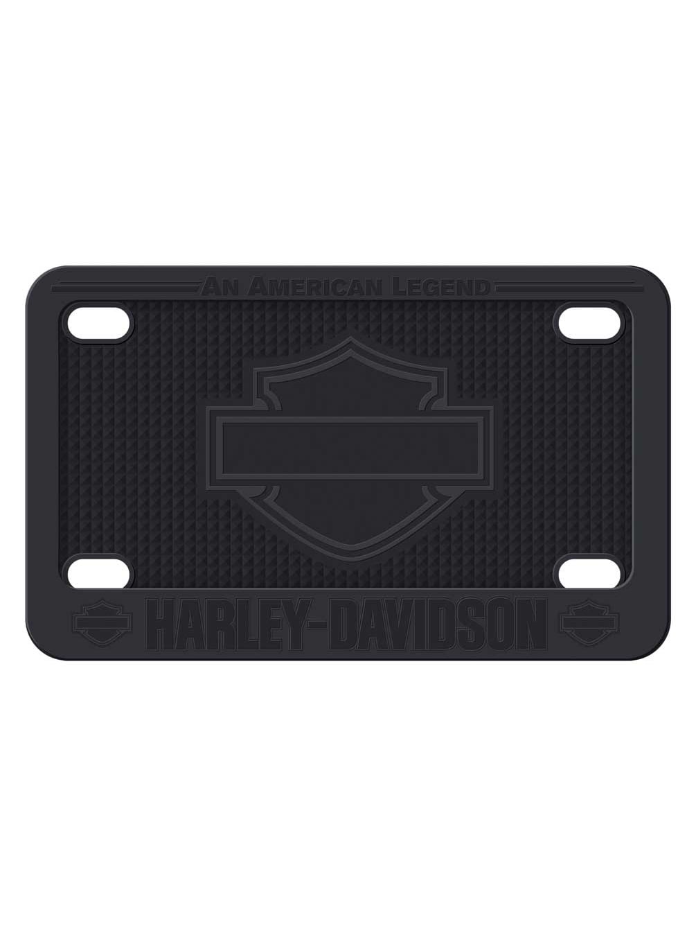 Harley-Davidson Silicone Motorcycle License Plate Frame, Bar & Shield ...