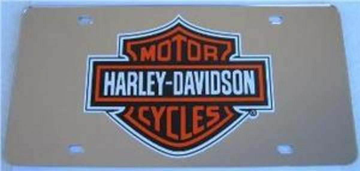 Harley-Davidson Silver Laser License Plate - Walmart.com