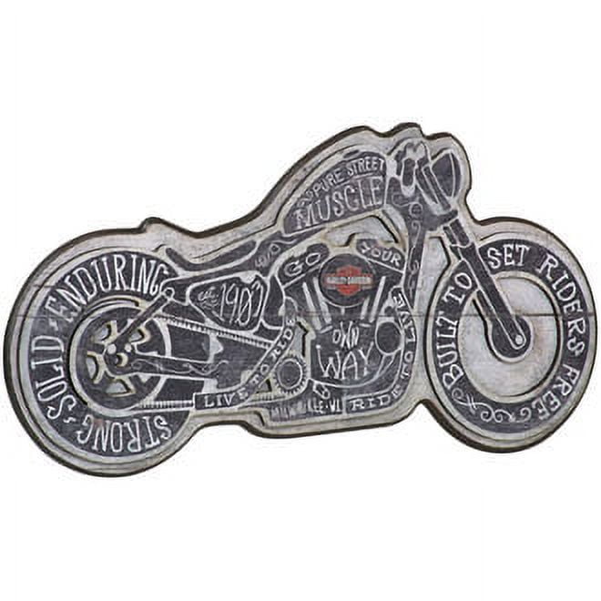 Harley Davidson - Street Muscle Pub Sign - Shaped - HDL-15319 - FShips ...