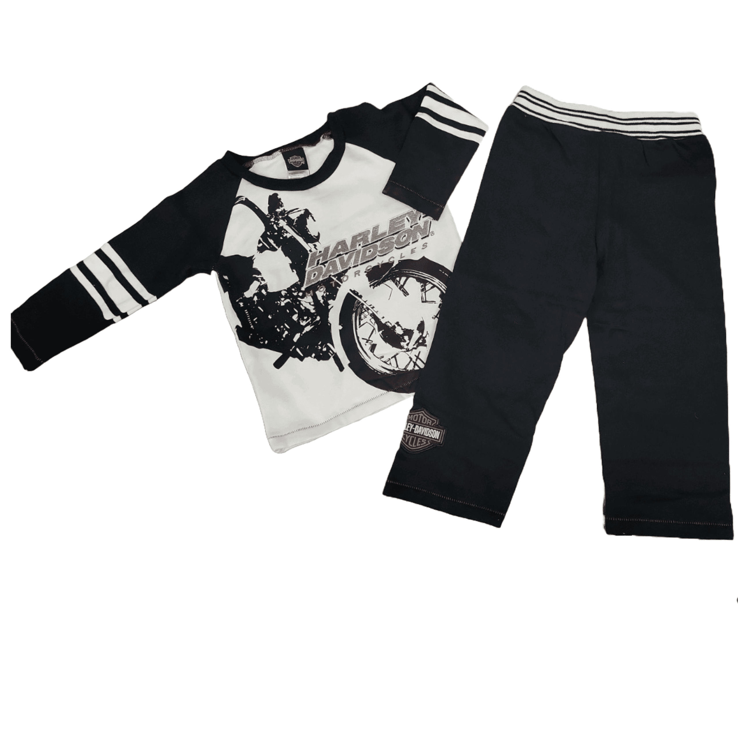 Harley-Davidson Toddler Boy Activewear Set - Long Sleeve Shirt & Pants ...
