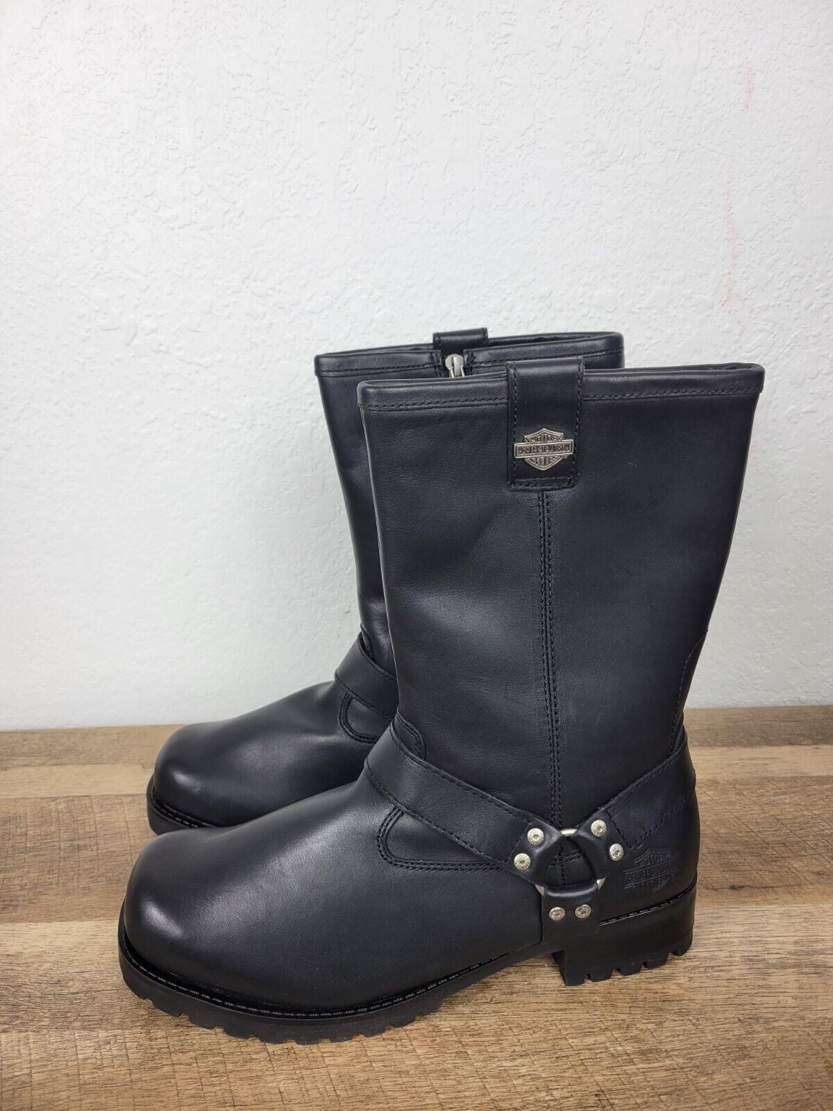 Harley Davidson Tyrone Lug Harness Men's Motorcycle Boots Size 11.5 ...