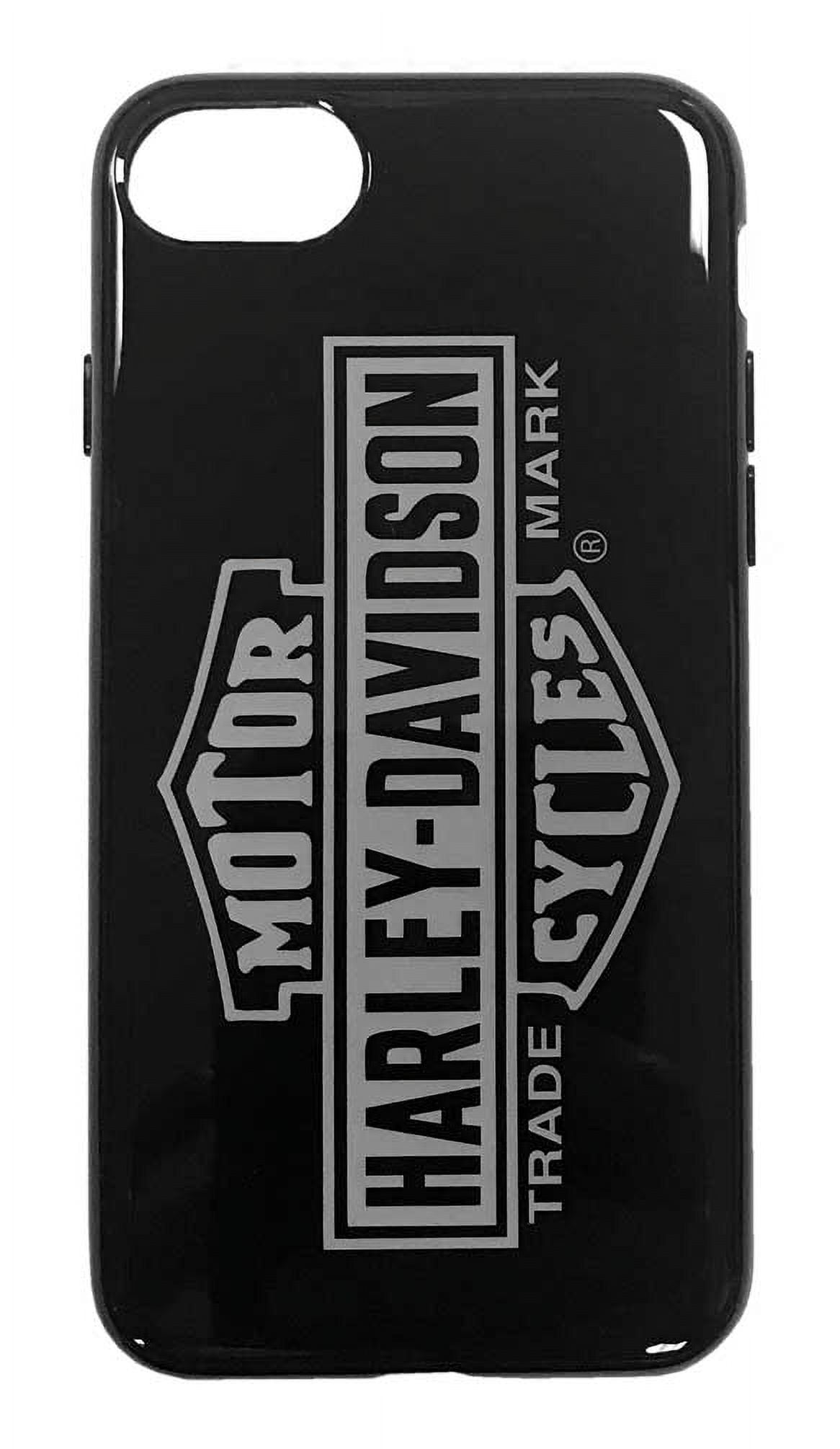 Harley-Davidson Venture Vertical B&S Logo iPhone 7/8 Phone Case, Black ...
