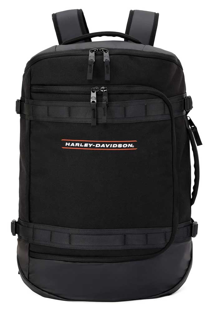 Harley-Davidson Water-Resistant Racing Travel Duffel Bag/Backpack ...