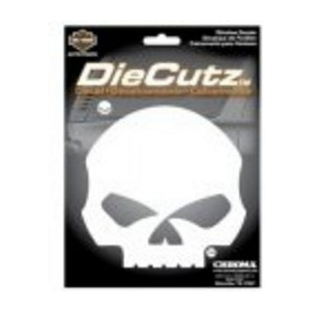 Harley-Davidson Willie G Skull Die Cut Vinyl Decal - Walmart.com