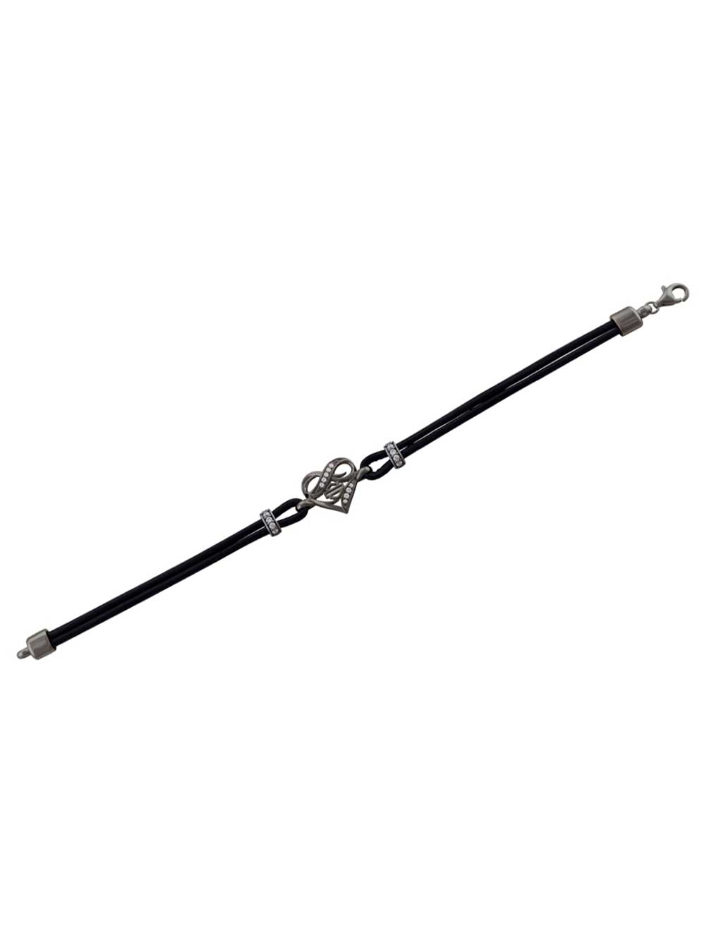 Harley-Davidson Women's Bling Infinity Thorn Heart Leather Bracelet (7. ...