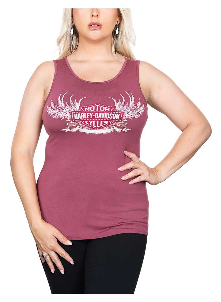 Harley-Davidson Women's Embellished Starlight Scoop Neck Sleeveless ...