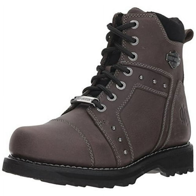 Harley-Davidson Women's Oakleigh Motorcycle Boot Grey - Walmart.com