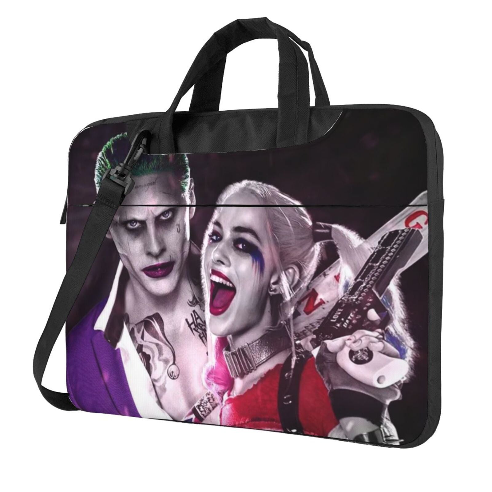 Harley Quinn And Joker Laptop Bag Shoulder Portable Laptop Case Sleeve ...