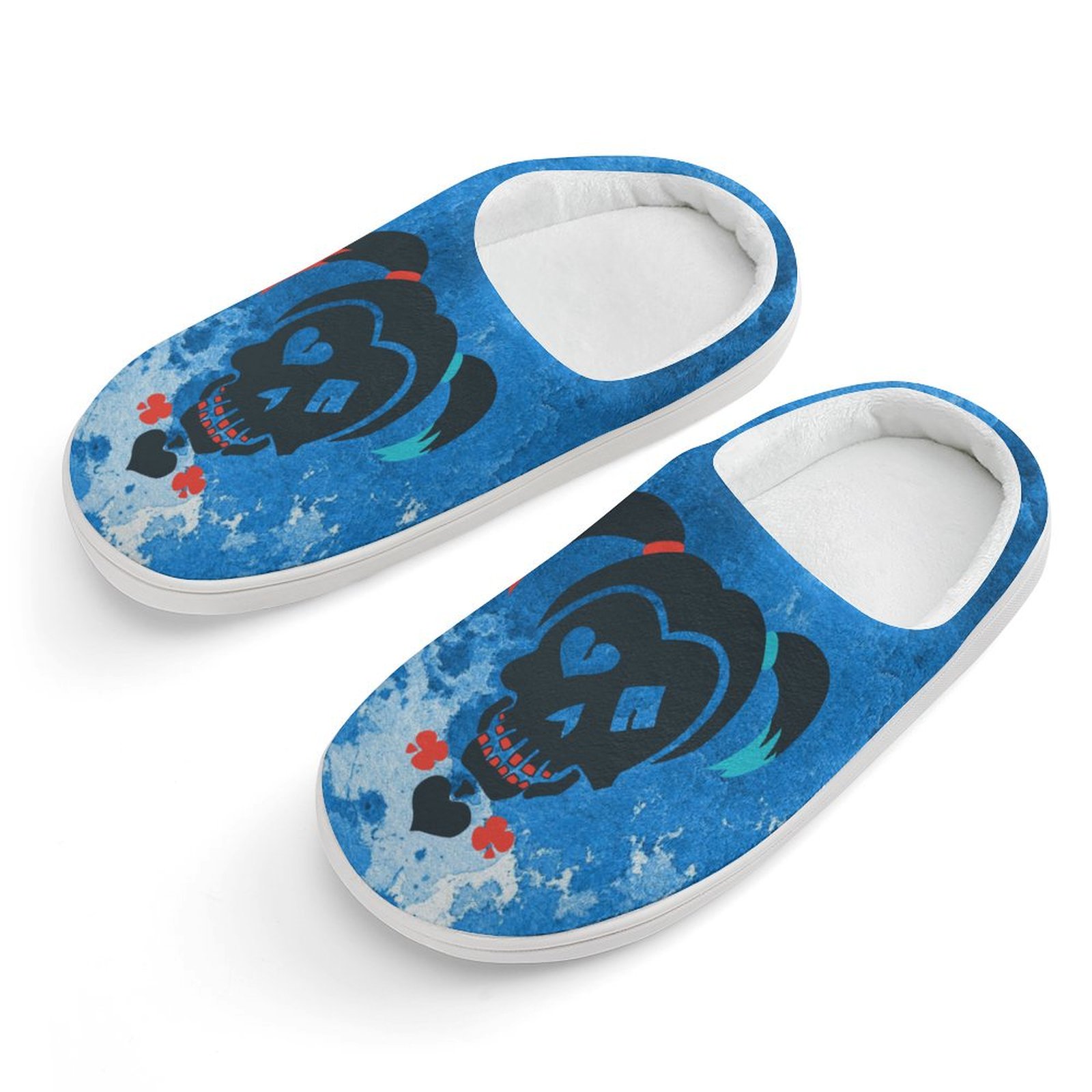 Harley Quinn Animated Kid's Cotton Slippers Winter Warm Soft Plush ...