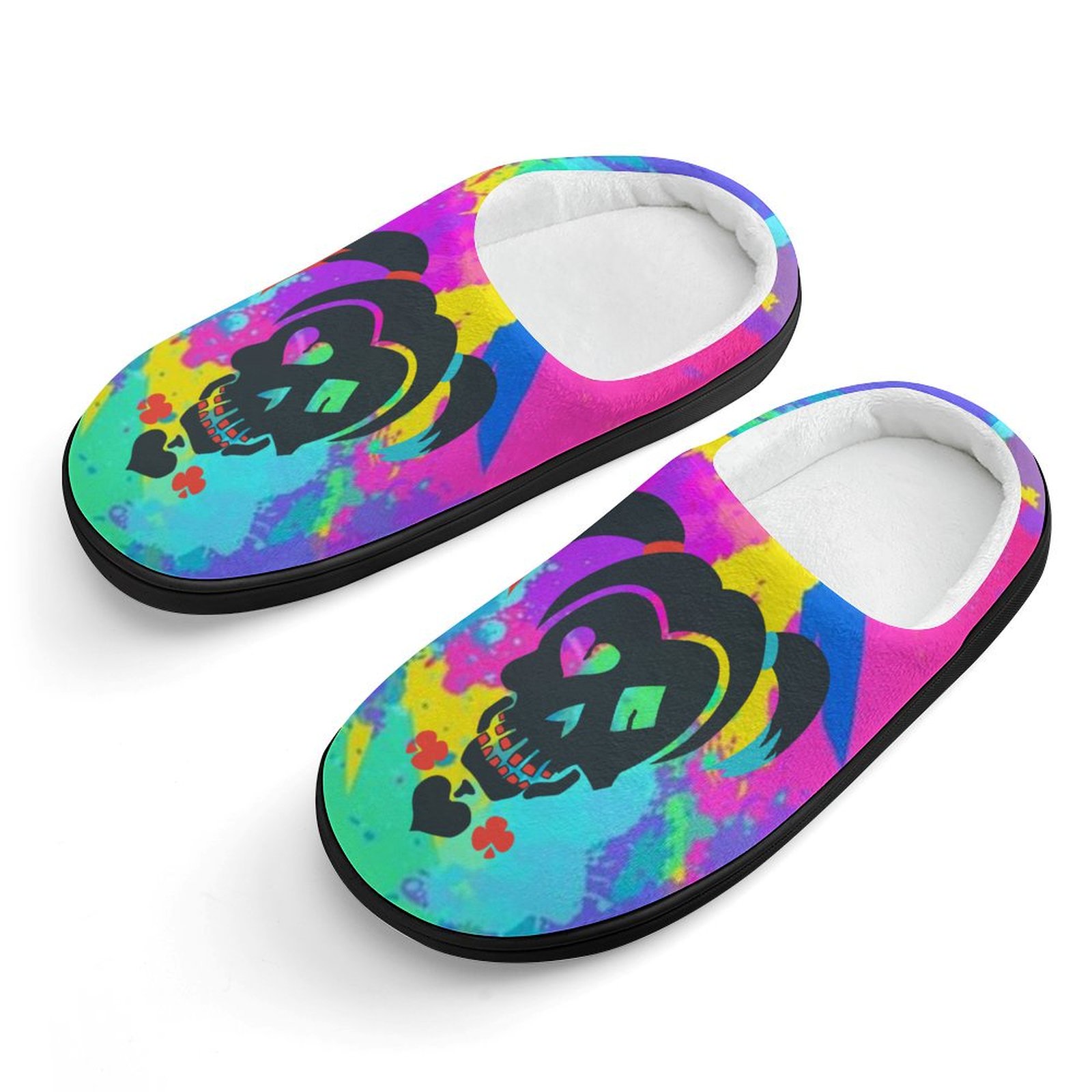 Harley Quinn Animated Kid's Cotton Slippers Winter Warm Soft Plush ...