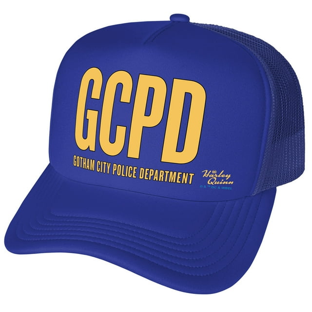Harley Quinn Animated Series Gotham City Pd Gcpd Logo Foam Snapback ...