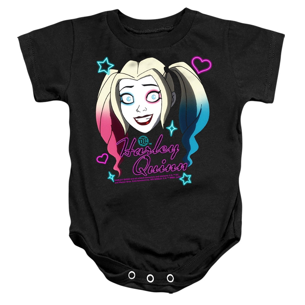 Harley Quinn Animated Series Harley Head Unisex Infant Snap Suit for ...