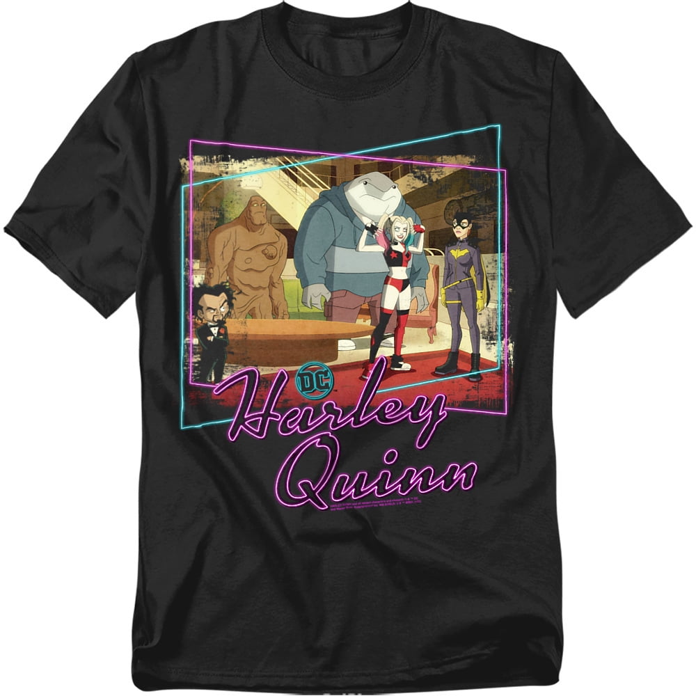 Harley Quinn Animated Series T-Shirt Group Shot Unisex Graphic Tee for ...