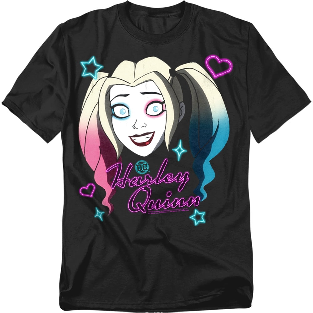 Harley Quinn Animated Series T-Shirt Harley Head Unisex Graphic Tee for ...