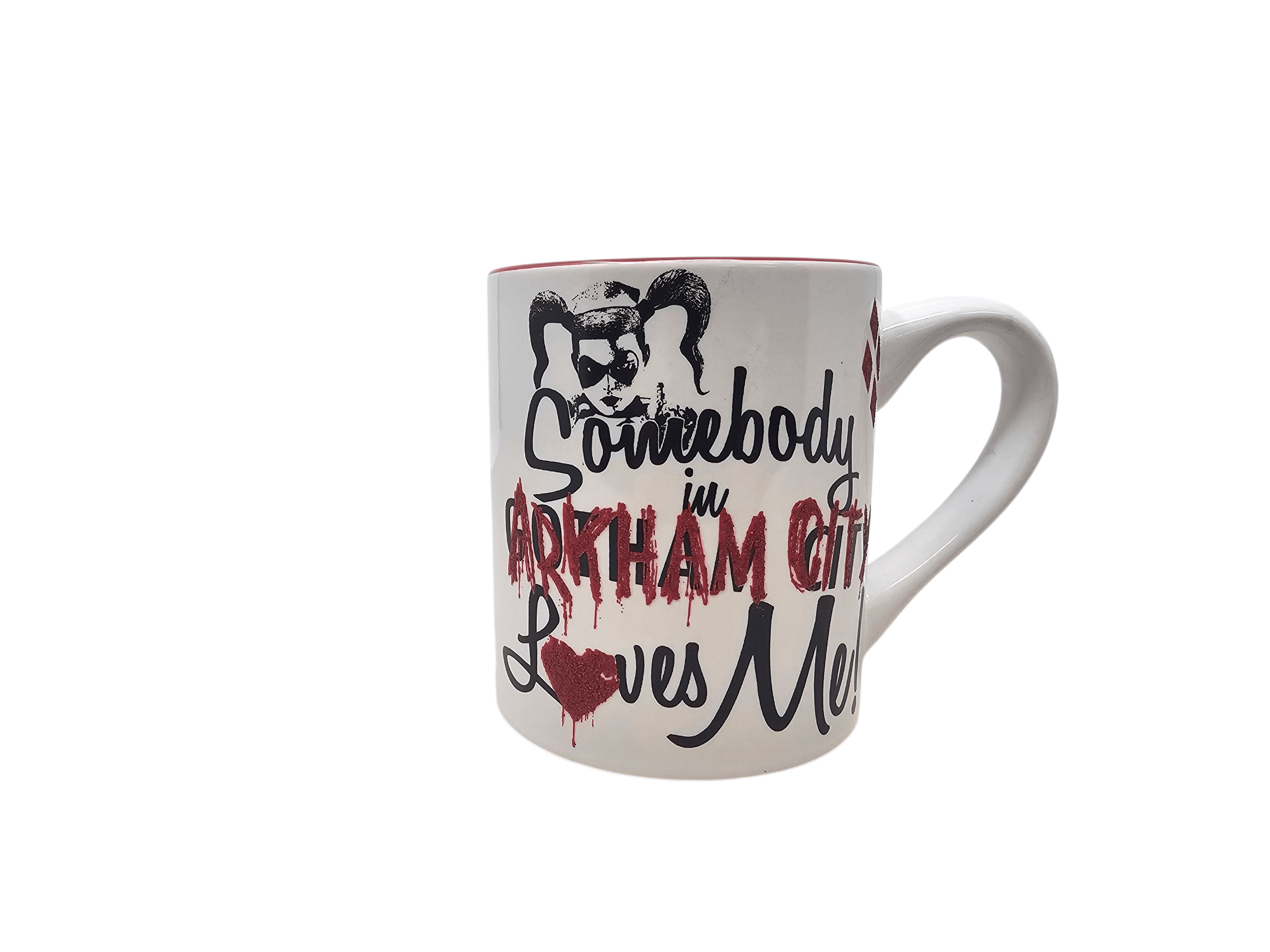 Harley Quinn Arkham City Mug 14oz - Walmart.com