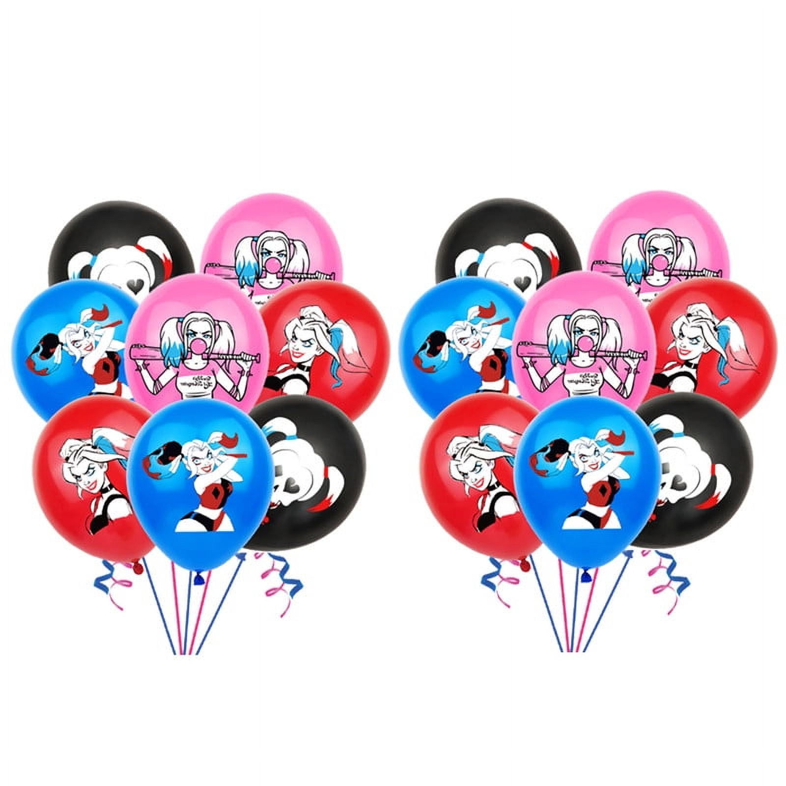 Harley Quinn Balloons Party Supplies Birthday Favors Decorations Decor ...