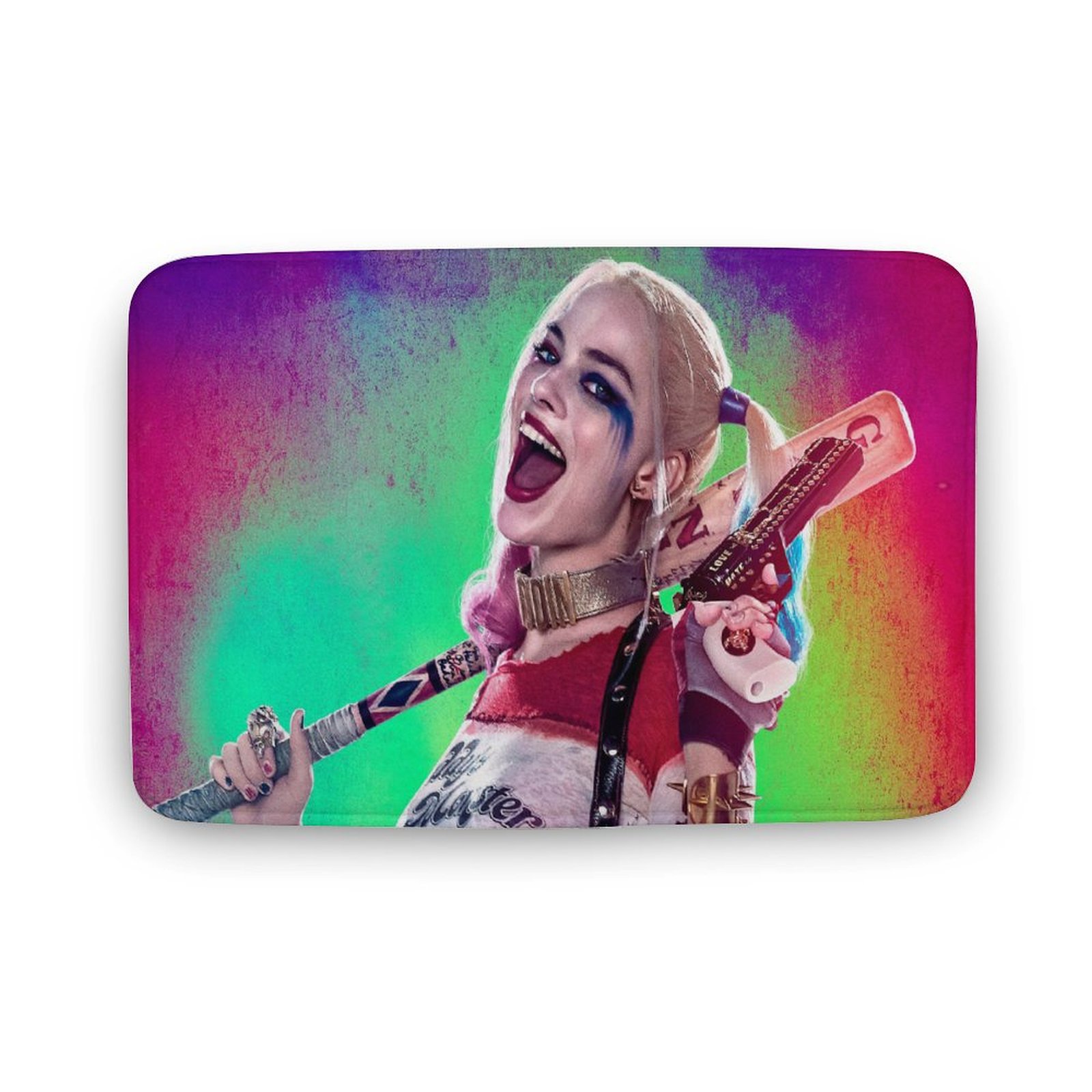 Harley Quinn Bathroom Rugs, Soft And Absorbent Bath Rugs, Non-Slip ...