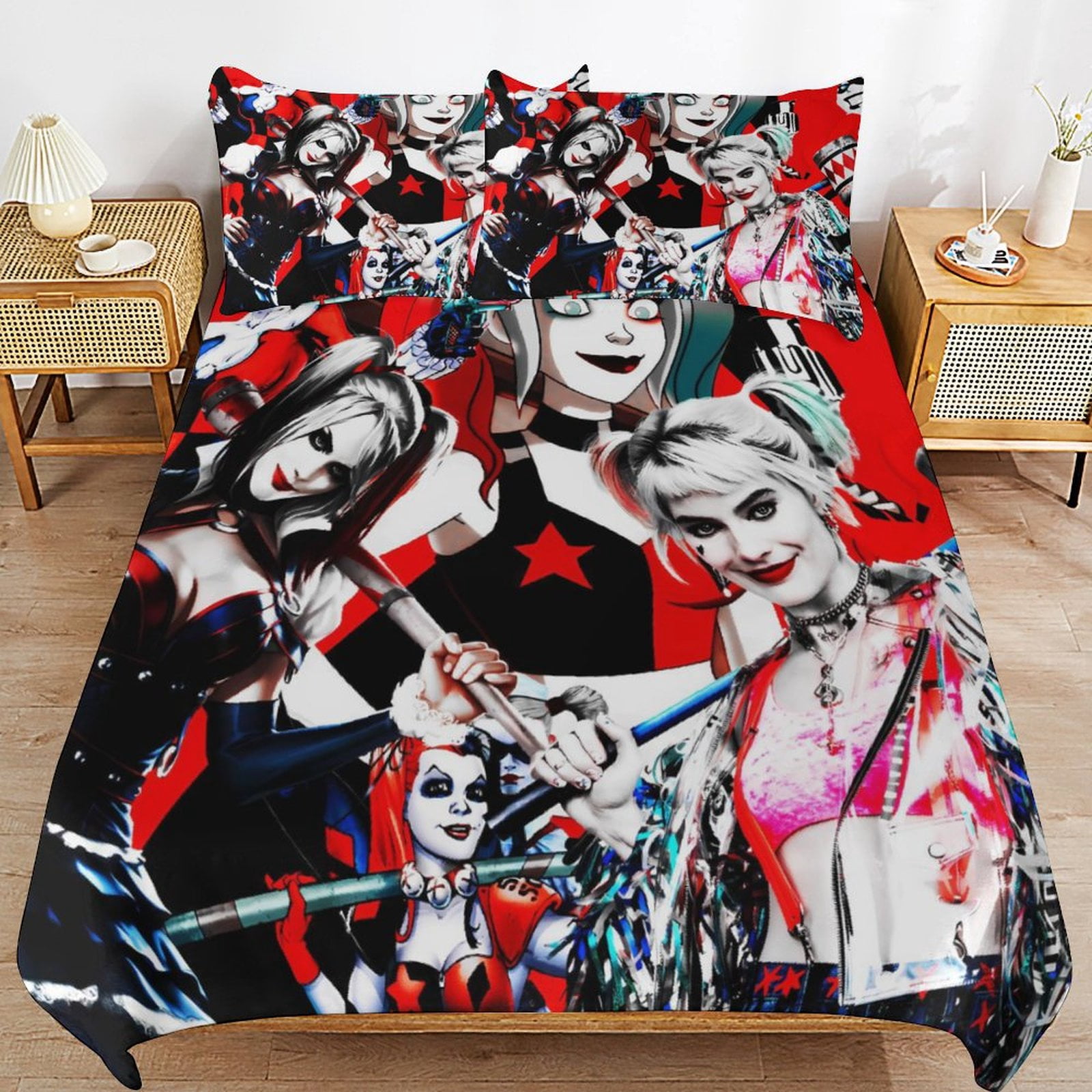 Harley Quinn Bed Duvet Cover Microfiber Bedding Sets 3D Printed ...