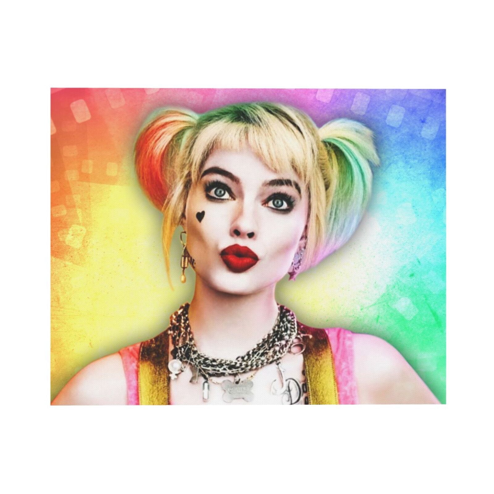 Harley Quinn Birds Of Prey Canvas Decorative Poster Art Picture ...